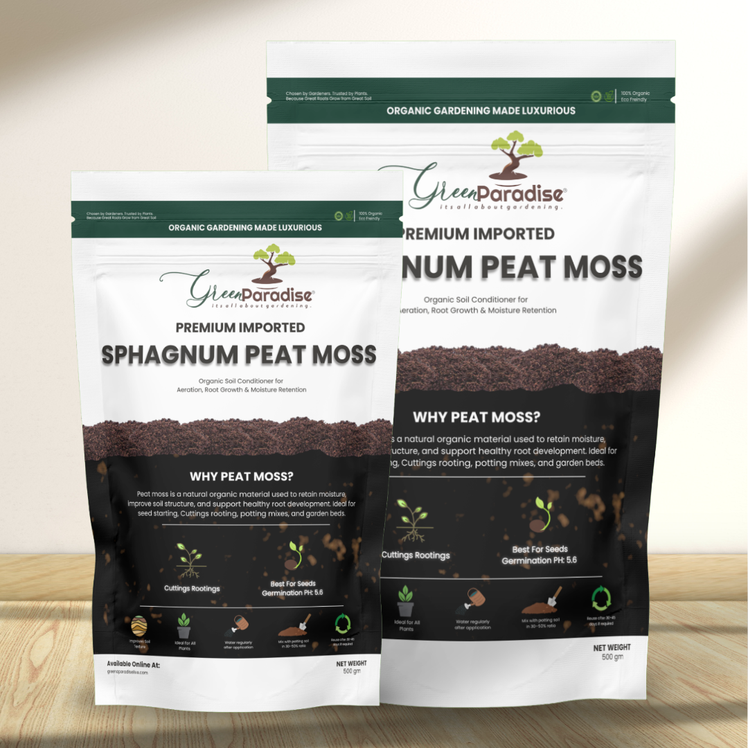 Green Paradise® Premium Imported Sphagnum Peat Moss – Organic Soil Con ...